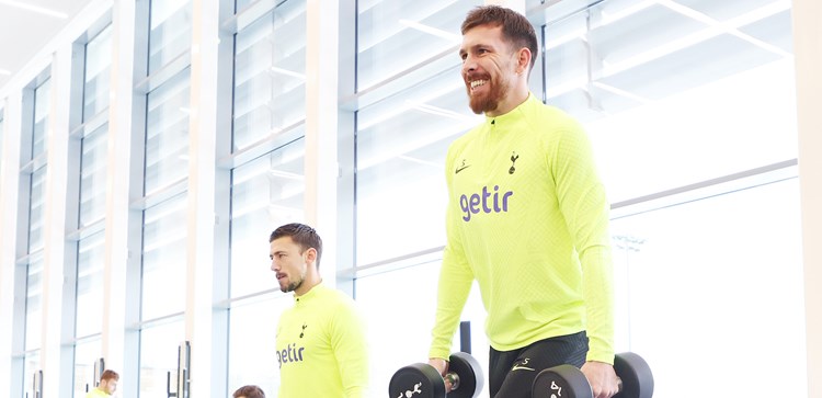 Gallery: Ben, Pierre and Pape return to training at Hotspur Way
