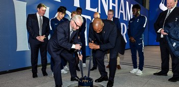 Time capsule takes its place within new stadium | Tottenham Hotspur