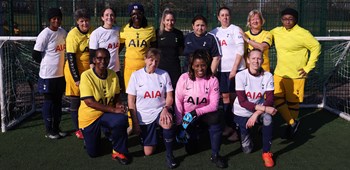Jenna Schillaci kicks off women's walking football tournament