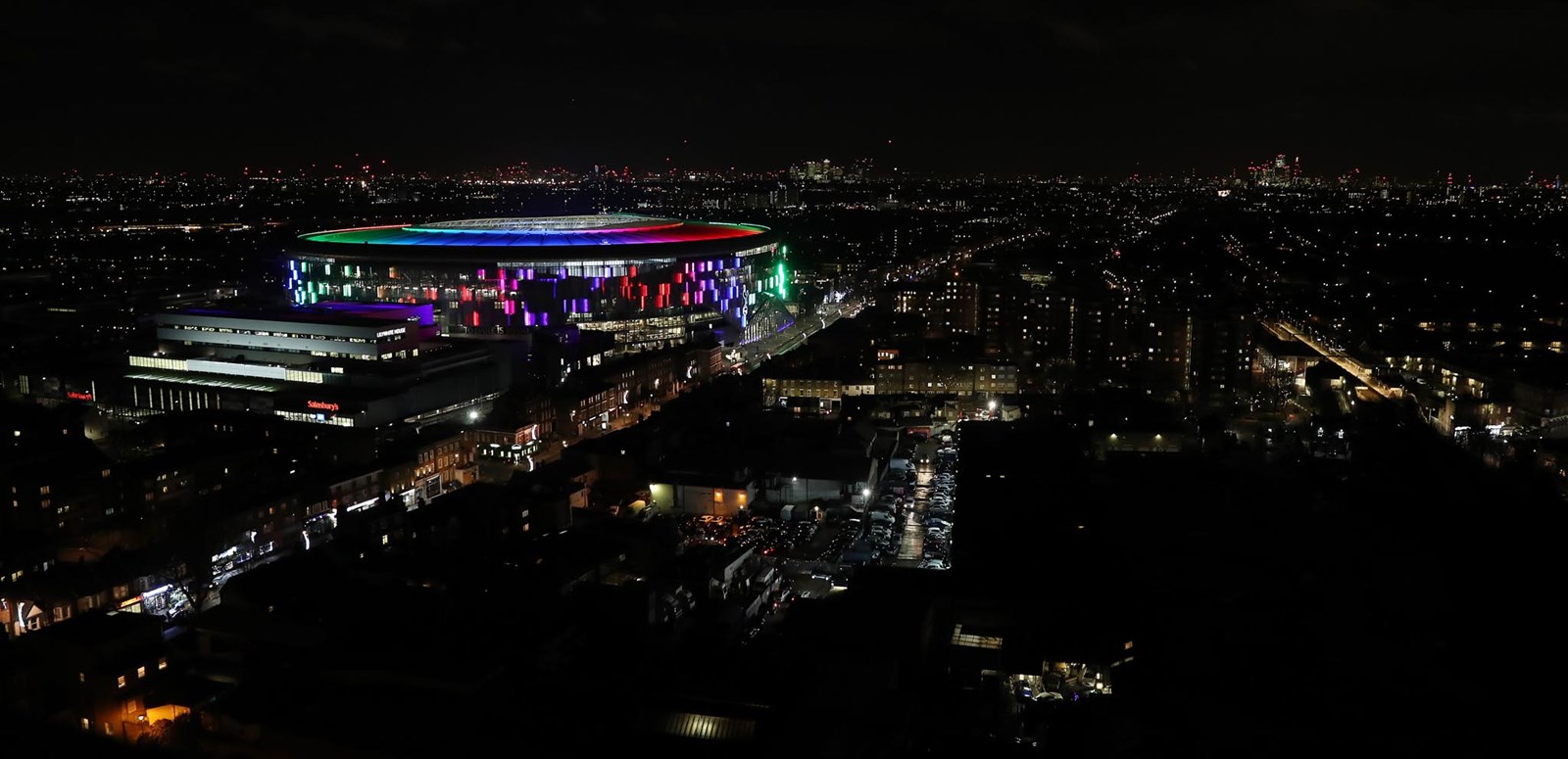 Tottenham Hotspur lights up London for Rainbow Laces campaign ...