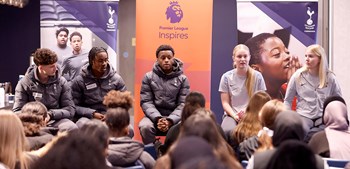 Academy players help inspire local school students | Tottenham Hotspur